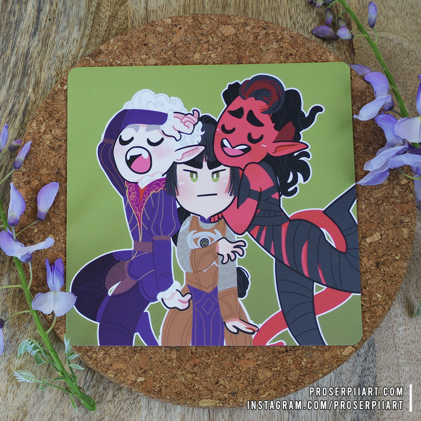 Baldur's Gate Meme Postcards – proserpiiart